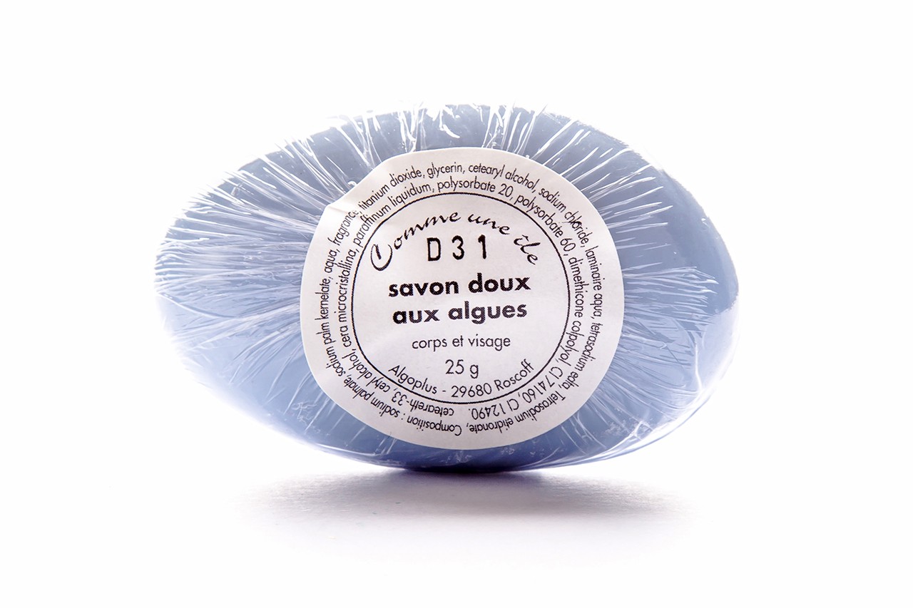 Savon doux bleu aux algues 25 g